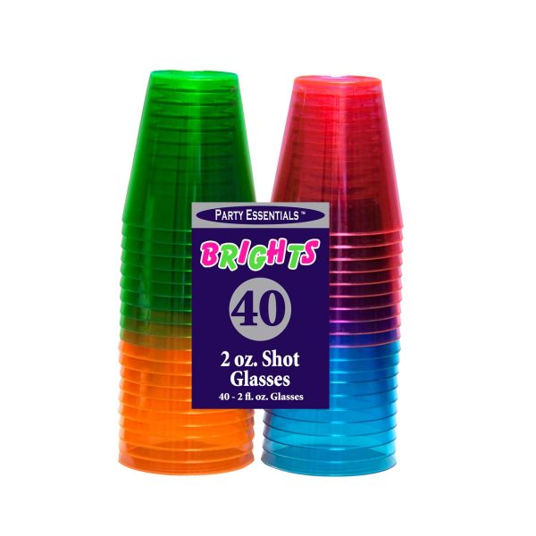 ASSORTED NEON SHOT GLASSES, 2 OZ 40 CT. – Northwest Enterprises